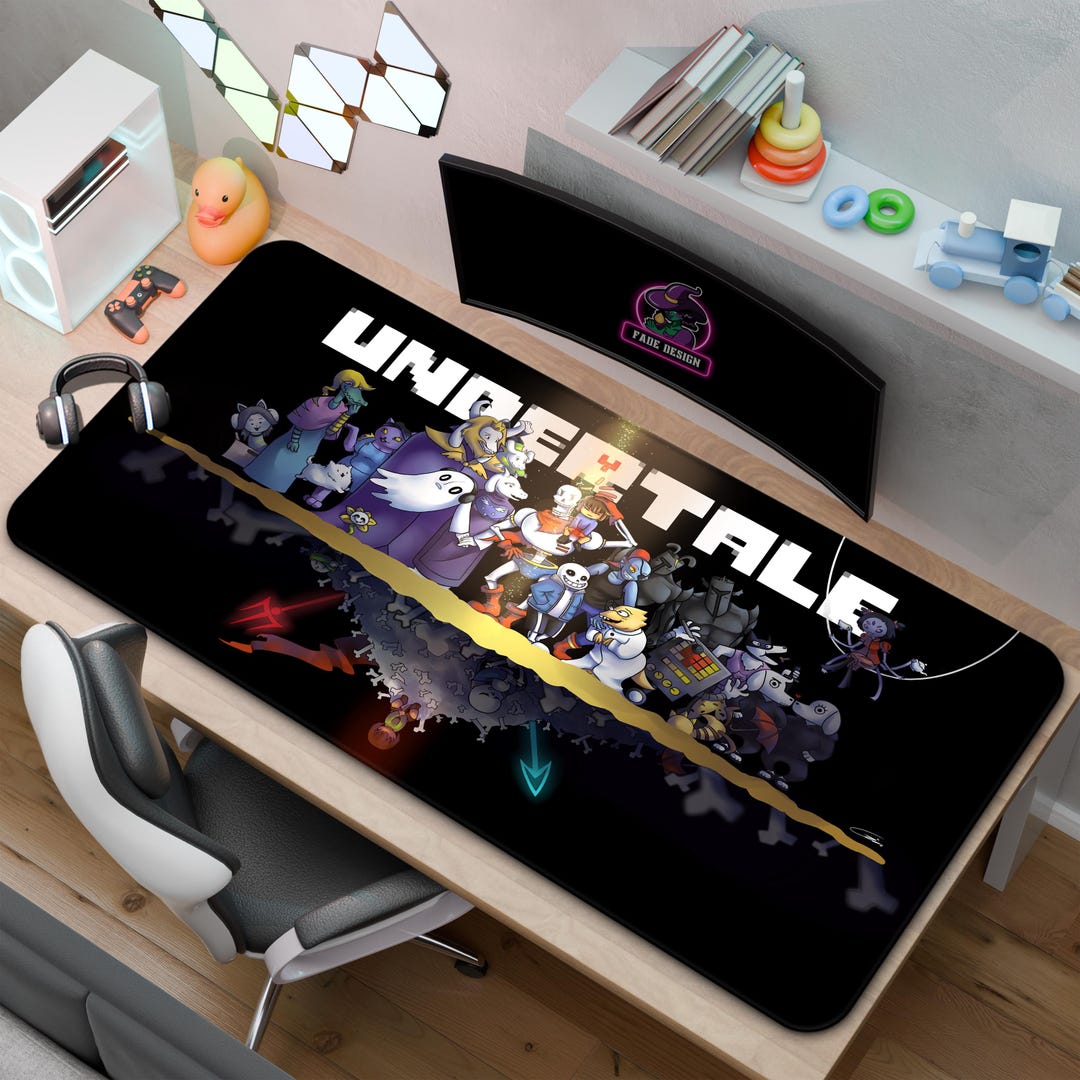Undertale Desk Mat | Frisk Mouse Pad | Desk Decor Gift for Gaming Rooms ...