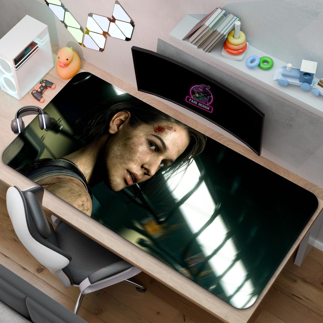 Resident Evil 3 Desk Mat | Jill Valentine Mouse Pad | Desk Decor Gift ...