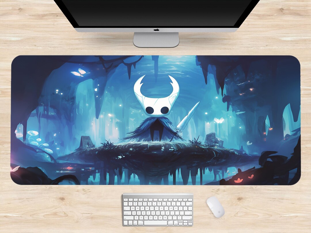 Hollow Knight Mouse Pad • Hallownest Desk Mat • Premium Print Surface ...