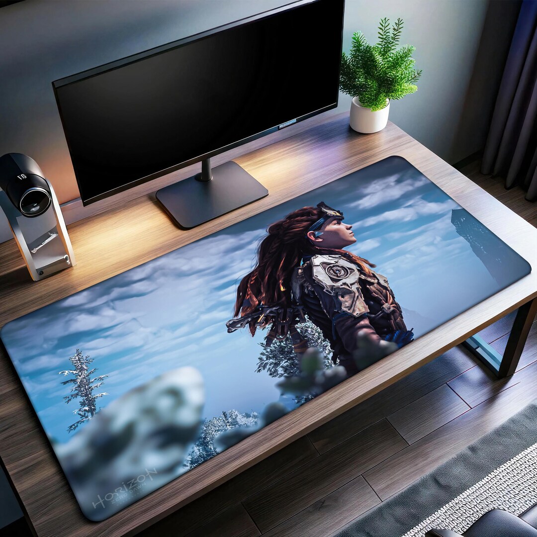 Horizon Zero Dawn Mouse Pad: Aloy Gaming Desk Mat - Etsy