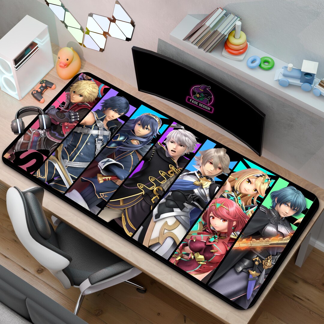 Xenoblade Chronicles Desk Mat | Shulk Mouse Pad | Desk Decor Gift for ...