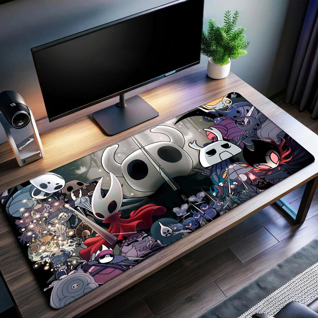 Hollow Knight Desk Mat | Hallownest Mouse Pad | Premium Print Surface ...