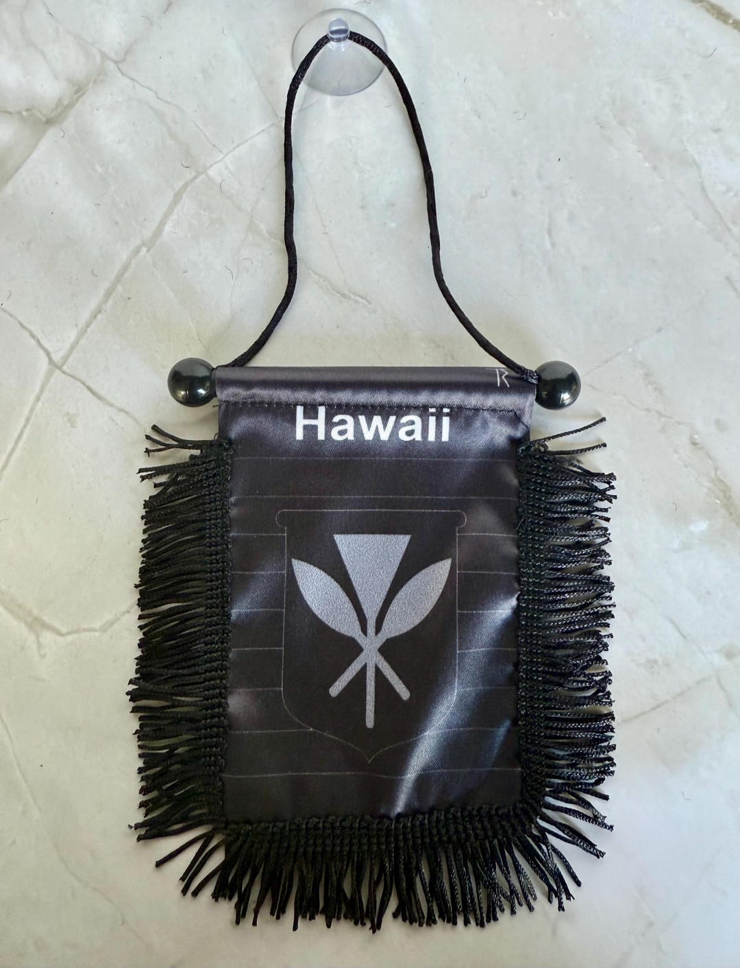 Hawaii Kanaka Maoli Car Mirror Flag | Rearview Hanging Flag | Island ...