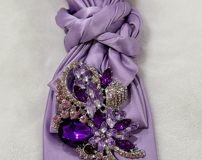 Custom Upcycled Necktie to Be Worn as a Necklace or a Brooch - Etsy