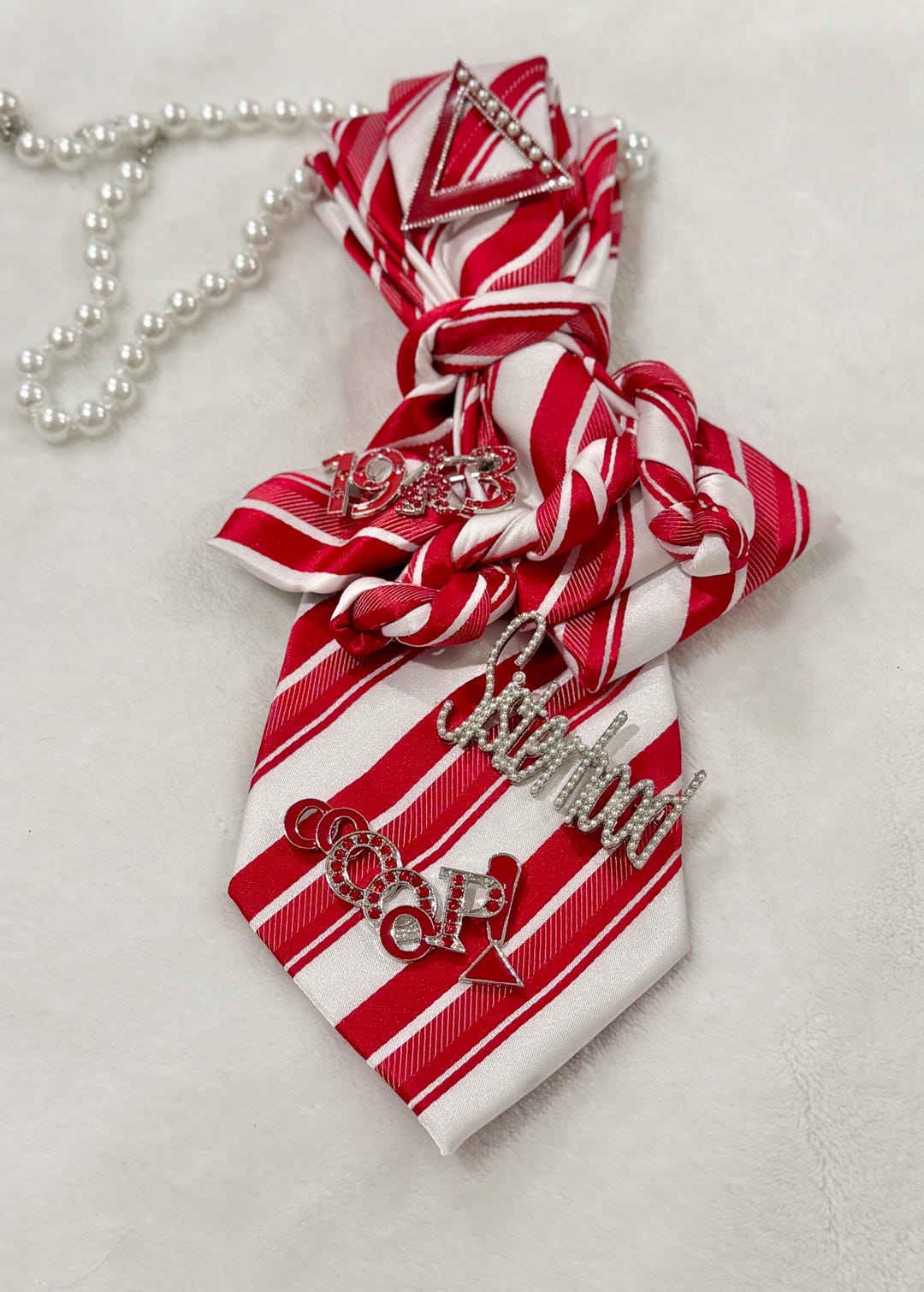 Custom Upcycled Necktie to Be Worn as a Necklace or a Brooch - Etsy