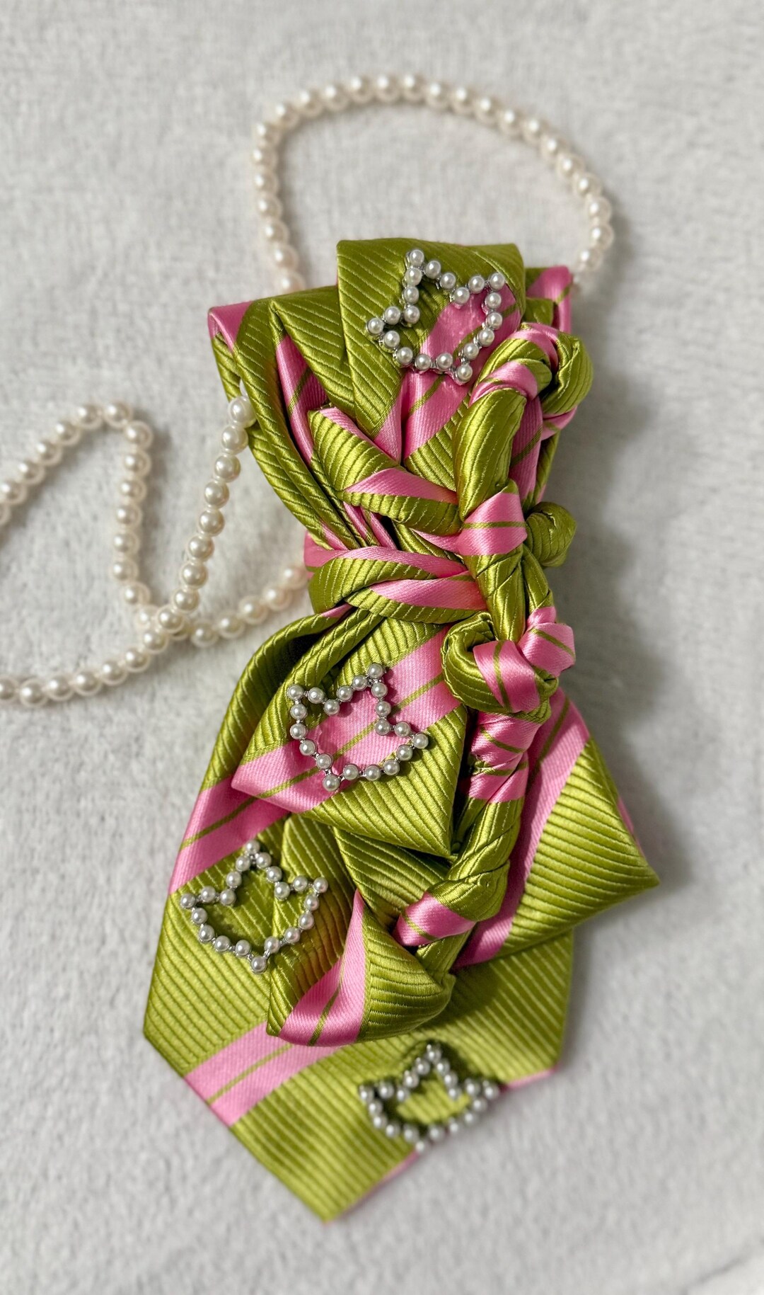 Custom Upcycled Necktie to Be Worn as a Necklace or a Brooch - Etsy