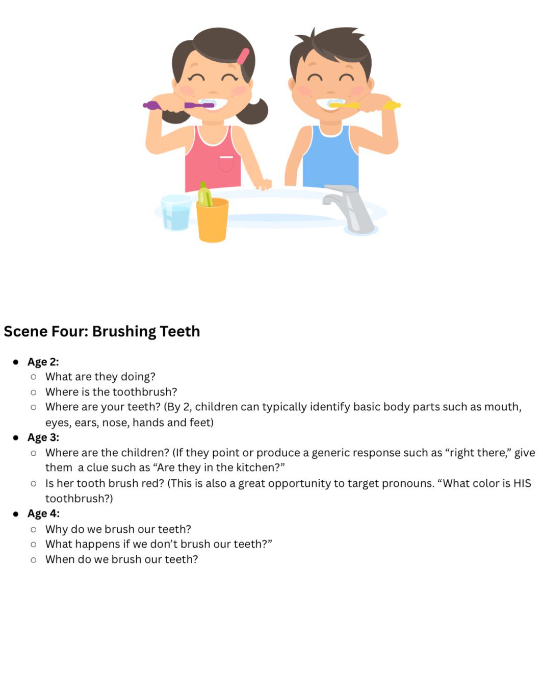 Say & Point: WH Questions From Pictures | Toddler Language Activity ...