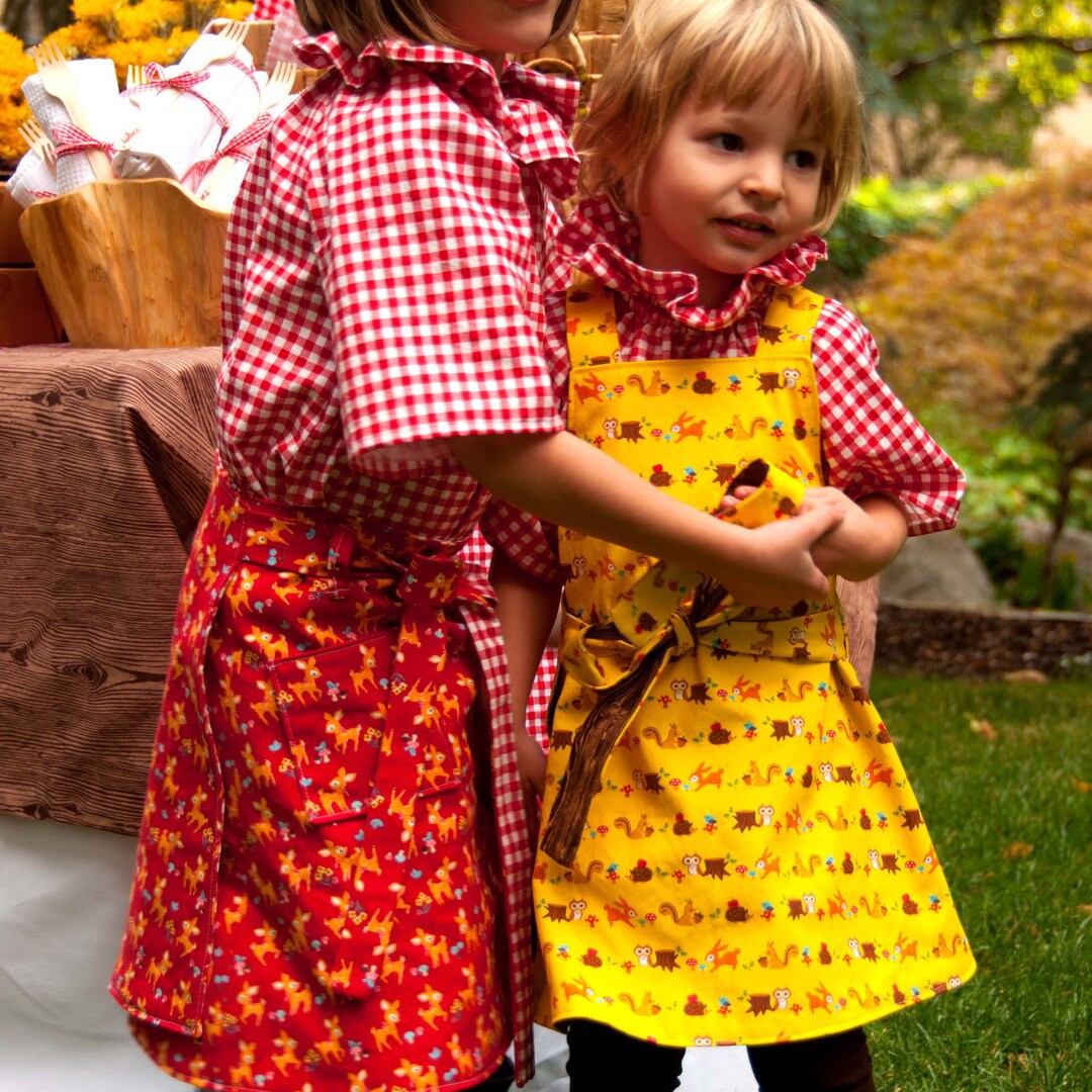 Sewing Pattern PDF: Apron Wrap Dress for Girls INSTANT DOWNLOAD - Etsy
