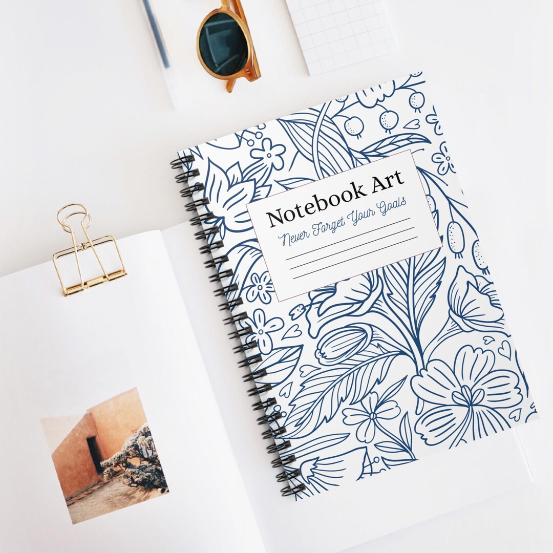 Vintage Floral Digital Notebook - Goodnotes iPad Android Tablet ...