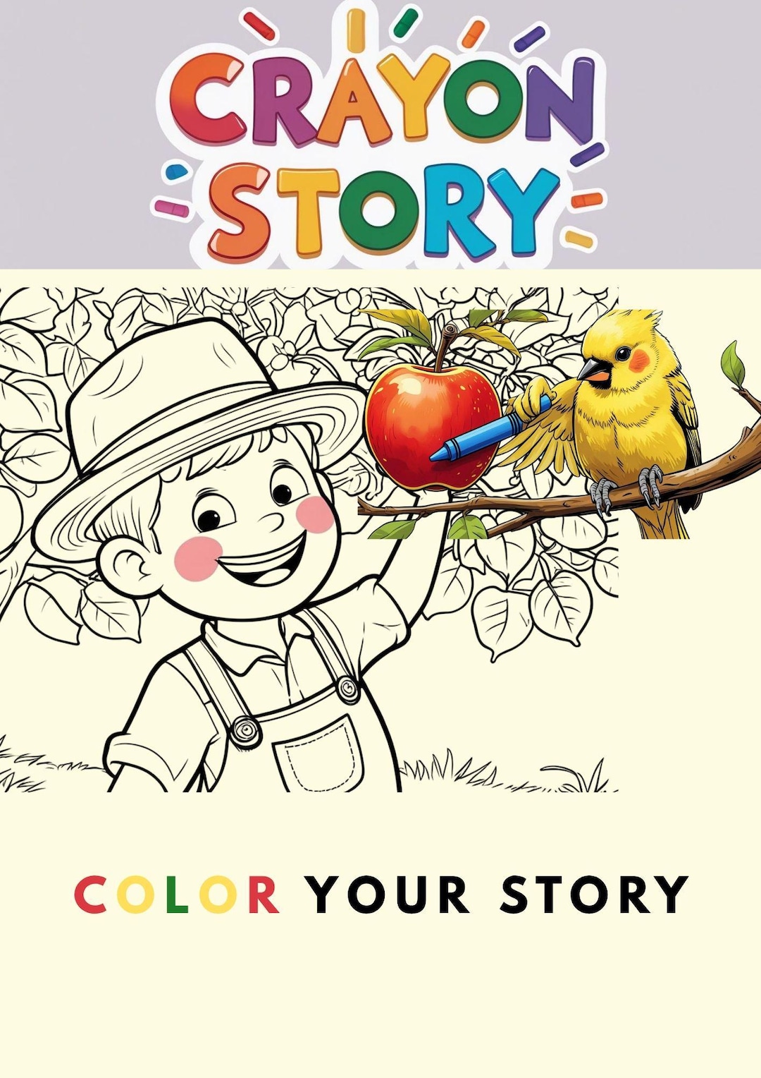 Digital Coloring Book for Toddlers | Printable Coloring Pages for Kids ...