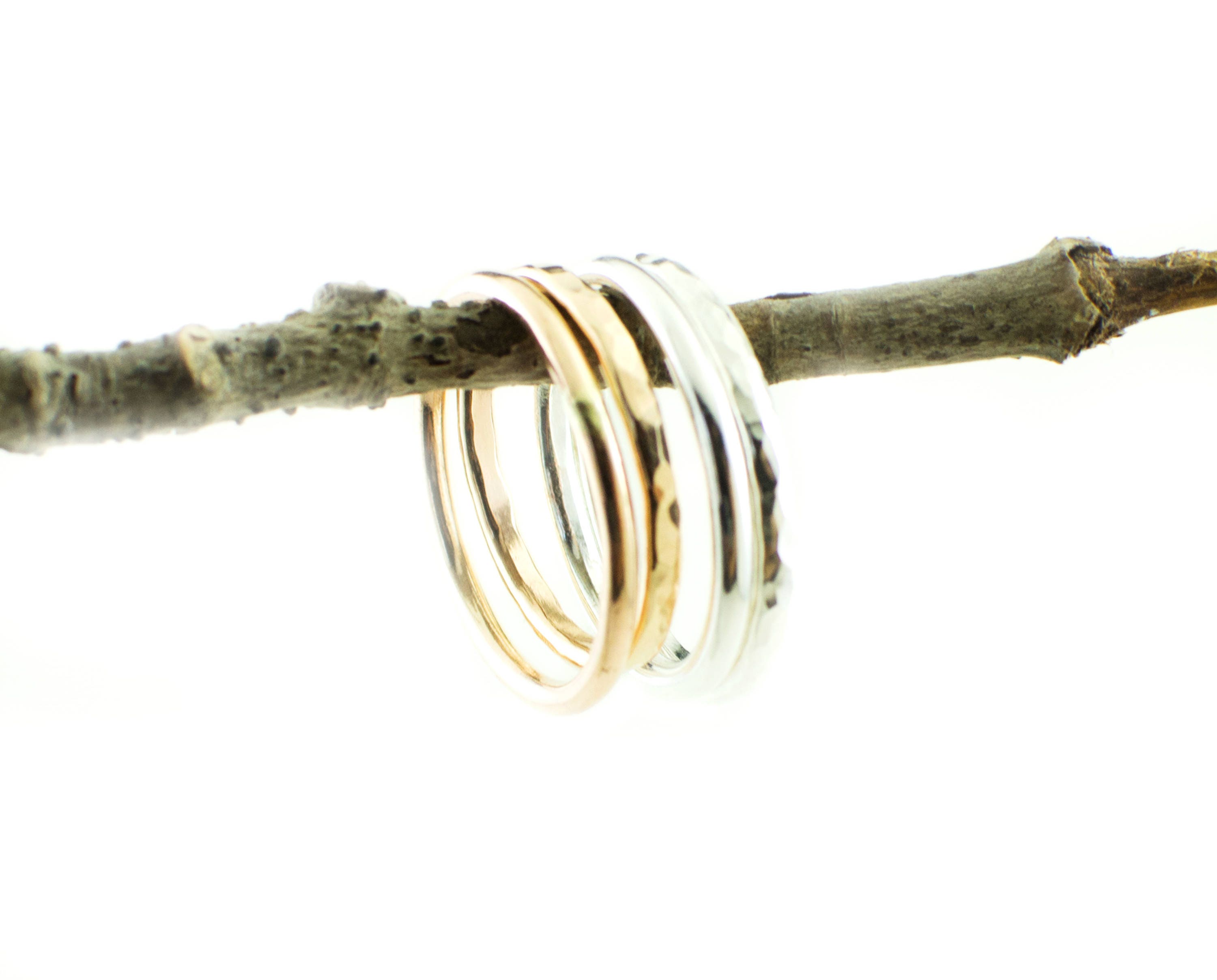 Simple gold filled ring simple wedding band plain gold | Etsy