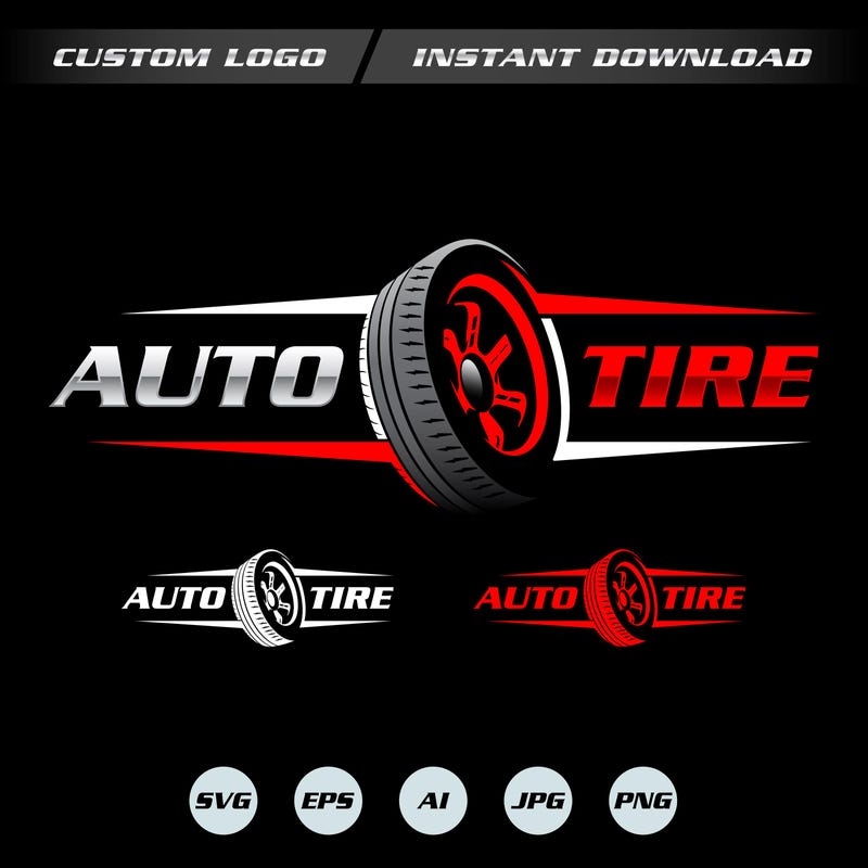Tire Shop Logo Design - Etsy