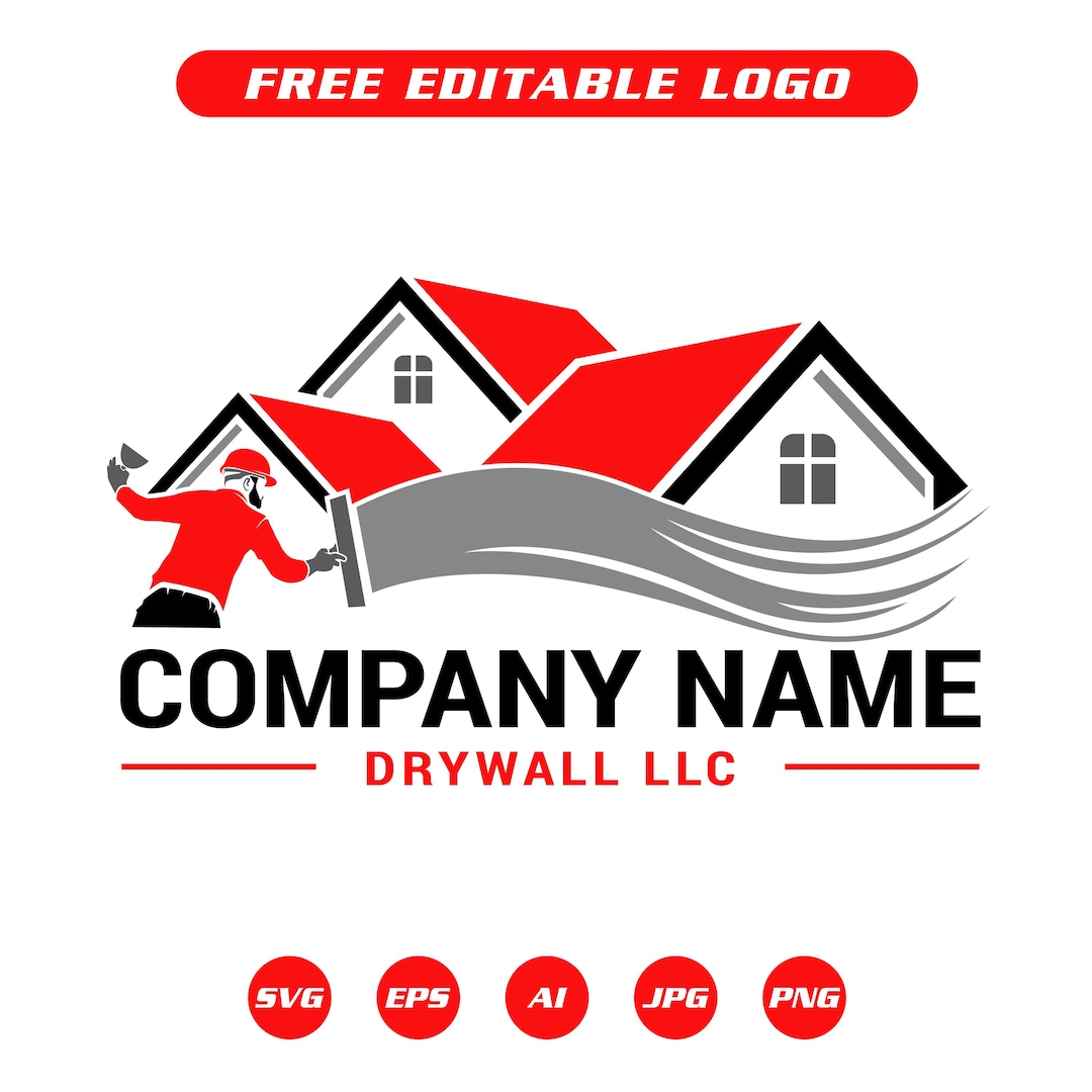 Custom Drywall Logo | Professional Home & Commercial Drywall Branding ...