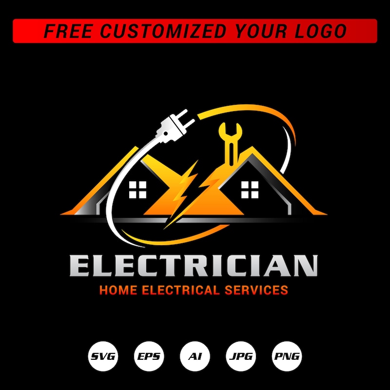 Electrician Company Logo - Etsy UK