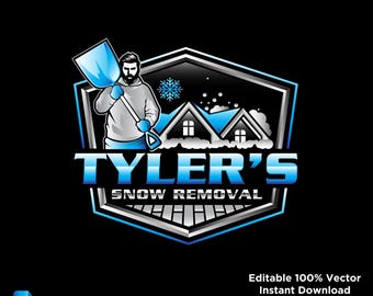Snow Removal SVG: Logo Clipart, Instant Download - Etsy
