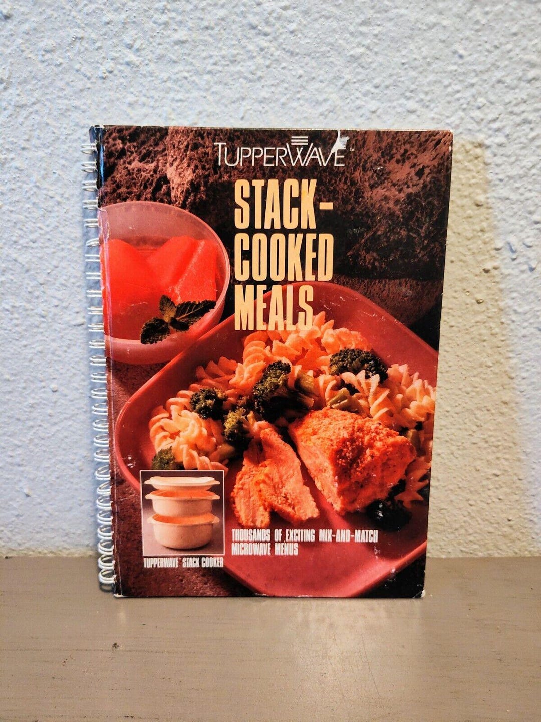 Tupperwave Stack Cooked Meals Microwave Cooker Cookbook Recipe Book ...
