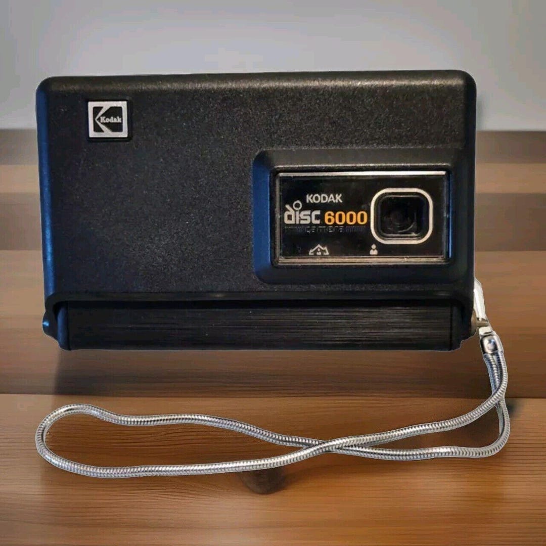 KODAK Disc 6000 Camera Vintage Film Camera - Untested W/film Fast ...