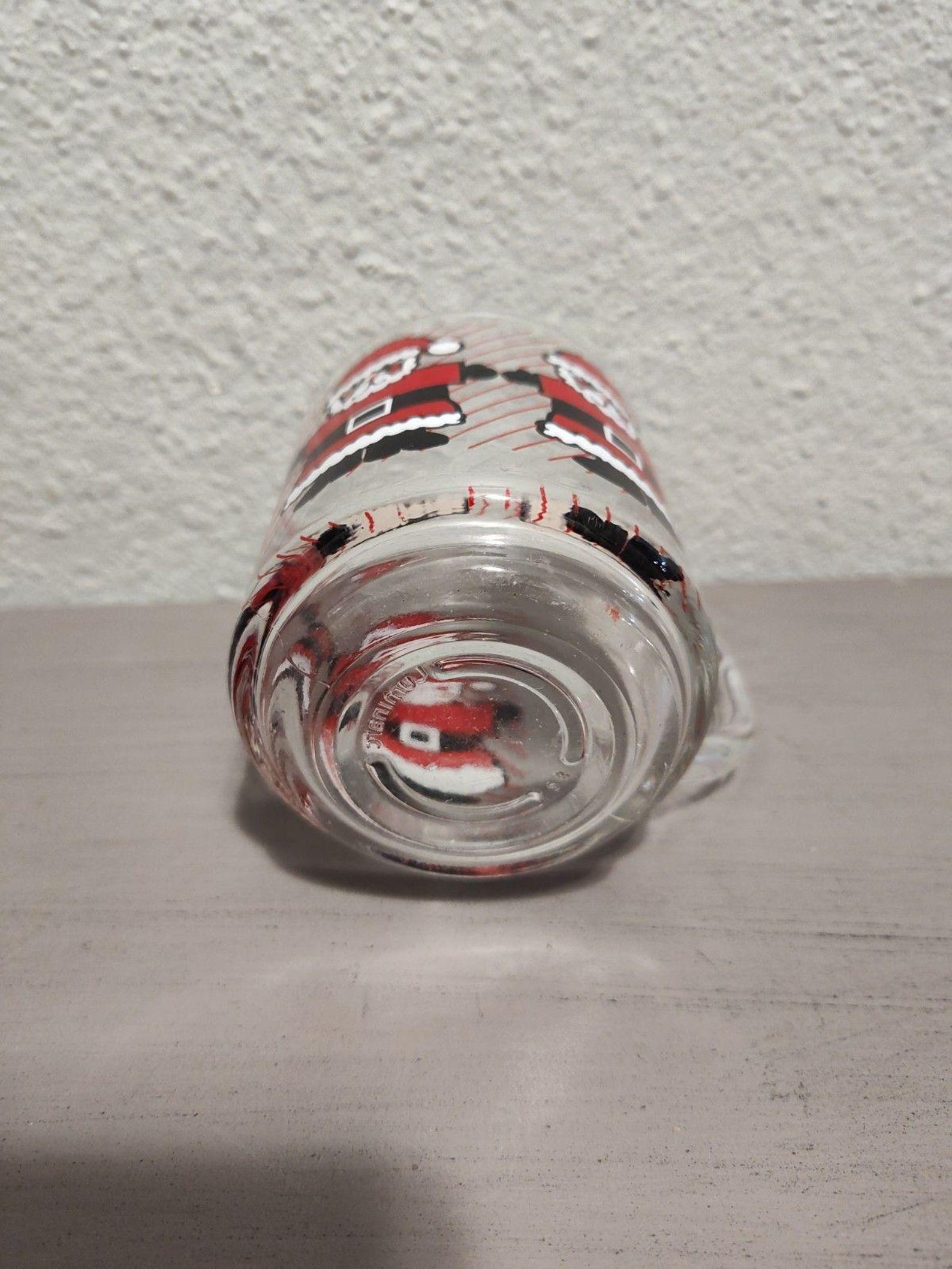 Vintage Luminarc Santa Holiday Winter Glass Mug Cup - Etsy
