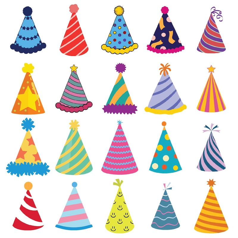 Party Hat With Pictures - Etsy