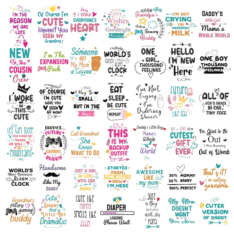 Newborn Transfer Designs - Etsy