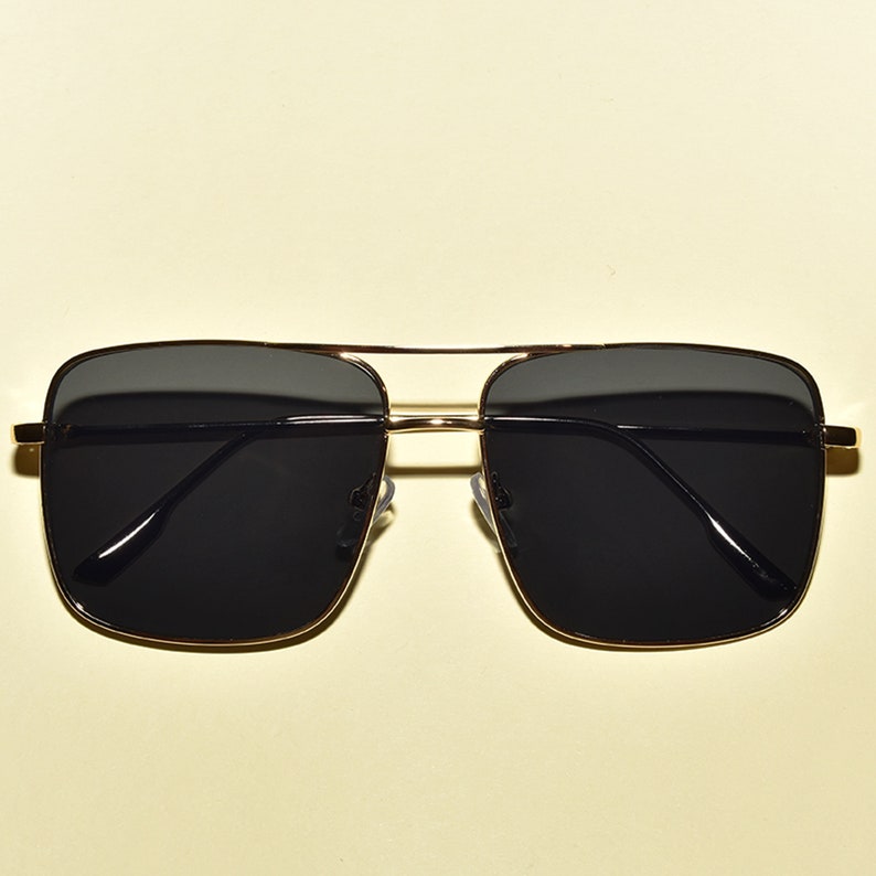 1970s Style Gold Rim Double Bridge Aviator Translucent Hue - Etsy