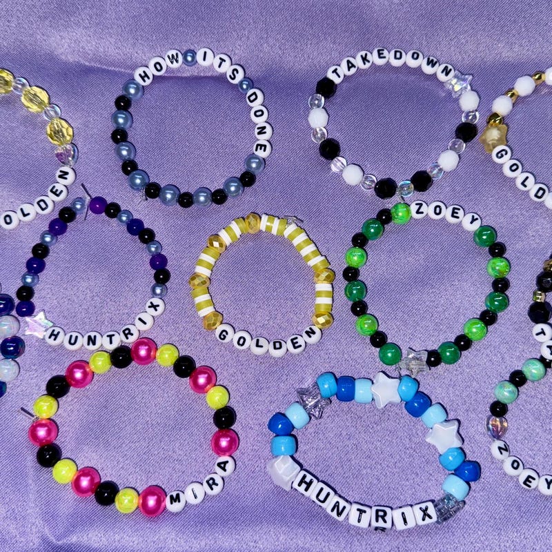 Huntrix Bead Bracelet - Etsy