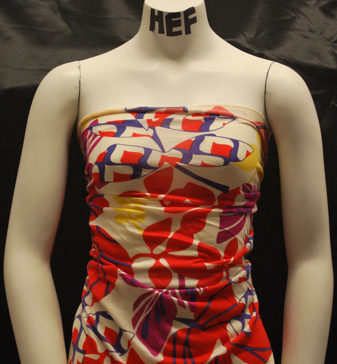 Modal Silk Jersey Print Knit Fabric Made in Italy Light Weight High-end ...