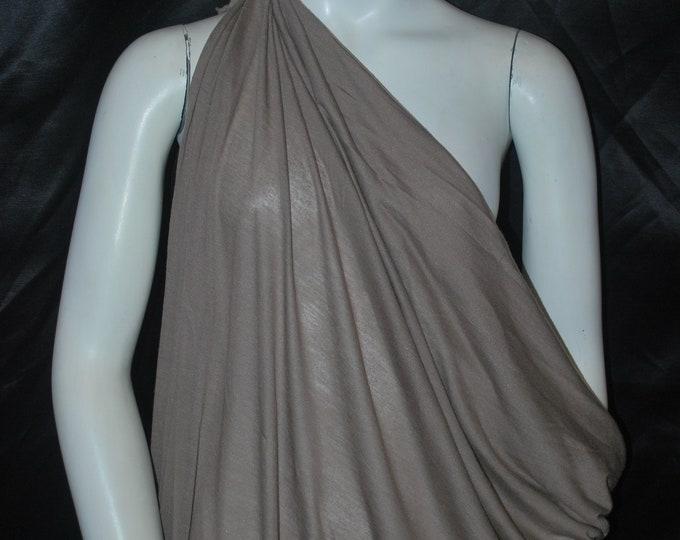 Micro Modal Silk Sheer Knit Jersey Cloudy Gray by the Yard - Etsy