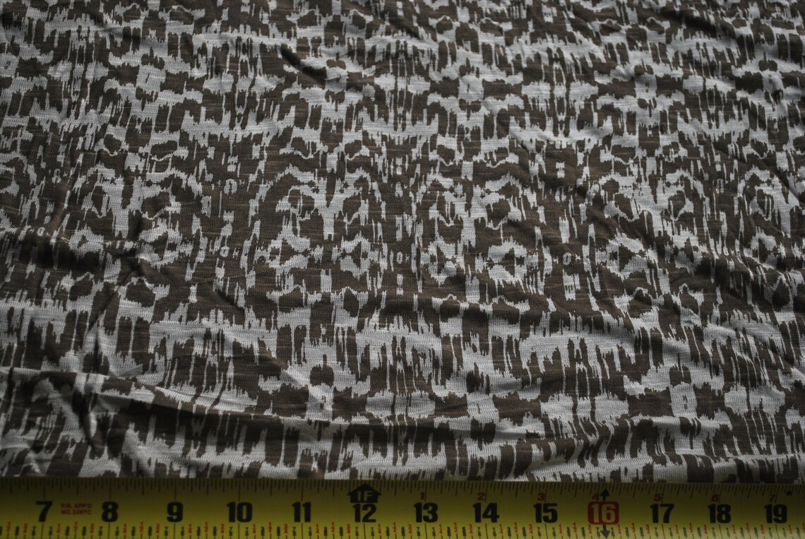 Rayon Slubbed 100% Knit Jersey Fabric Ecofriendly Tribal - Etsy