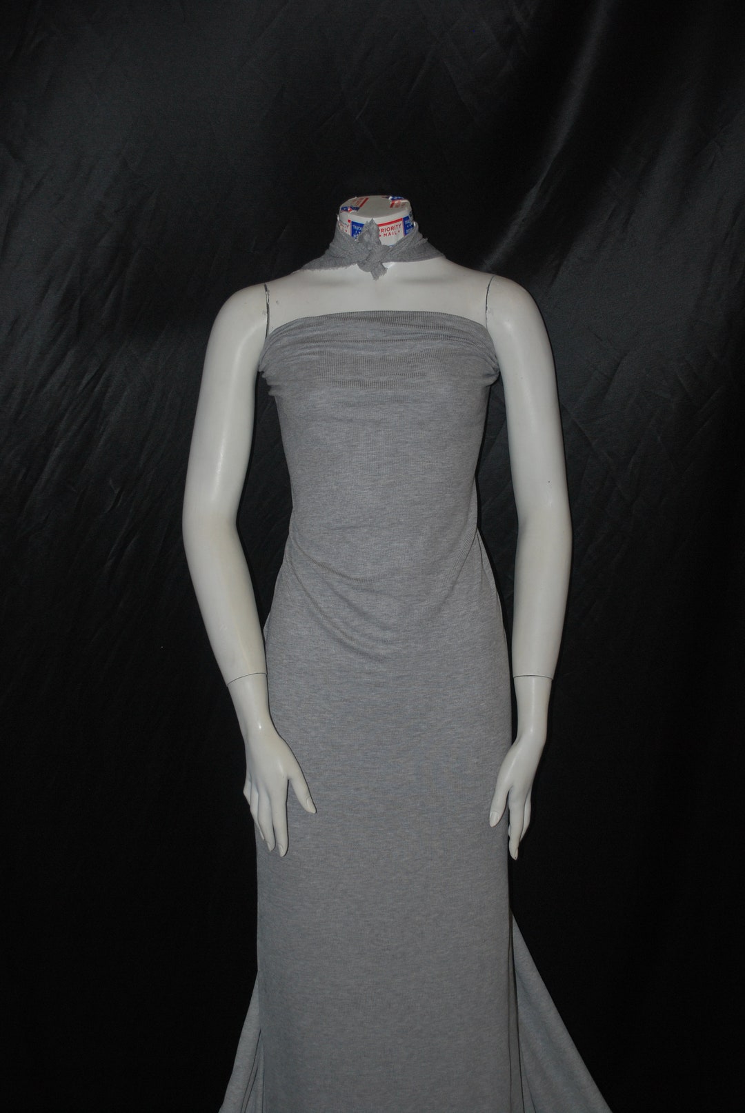 Rib Modal Spandex 2x1 Knit Ribbed 46" Wide by the Yard Heather Gray - Etsy