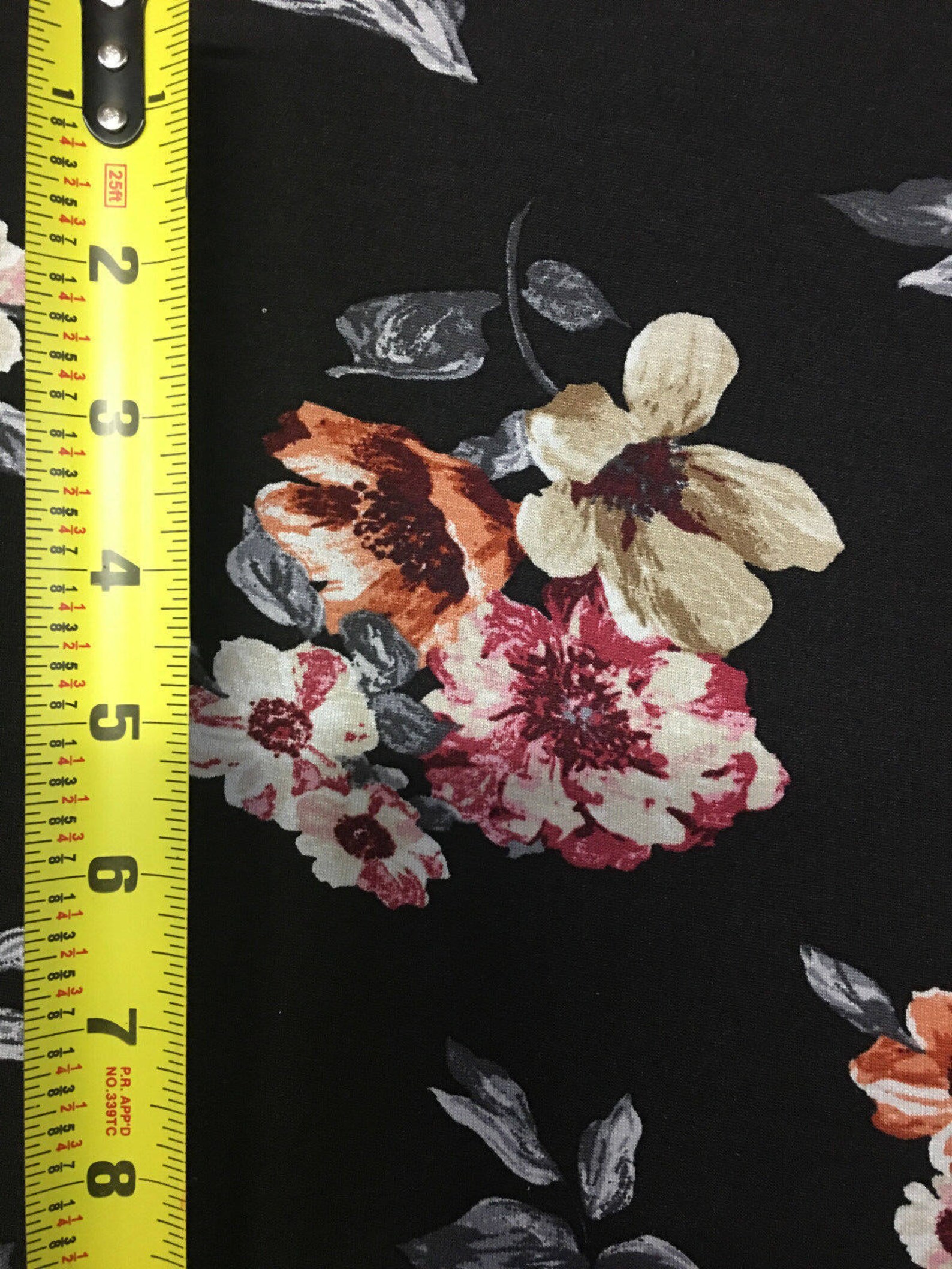 Viscose Spandex Jersey Print Knit Fabric Beautiful Floral - Etsy