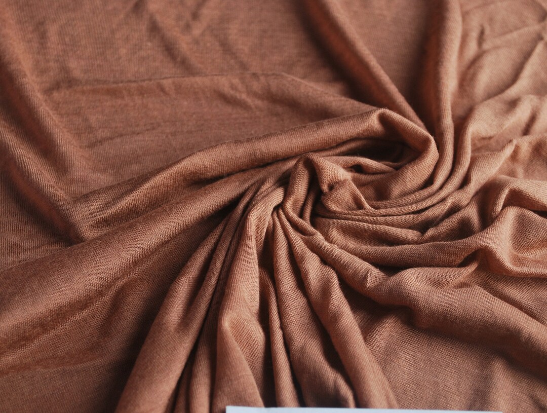 Modal Silk Sheer Knit Jersey Fabric Ultra Lightweight High-end Quality ...