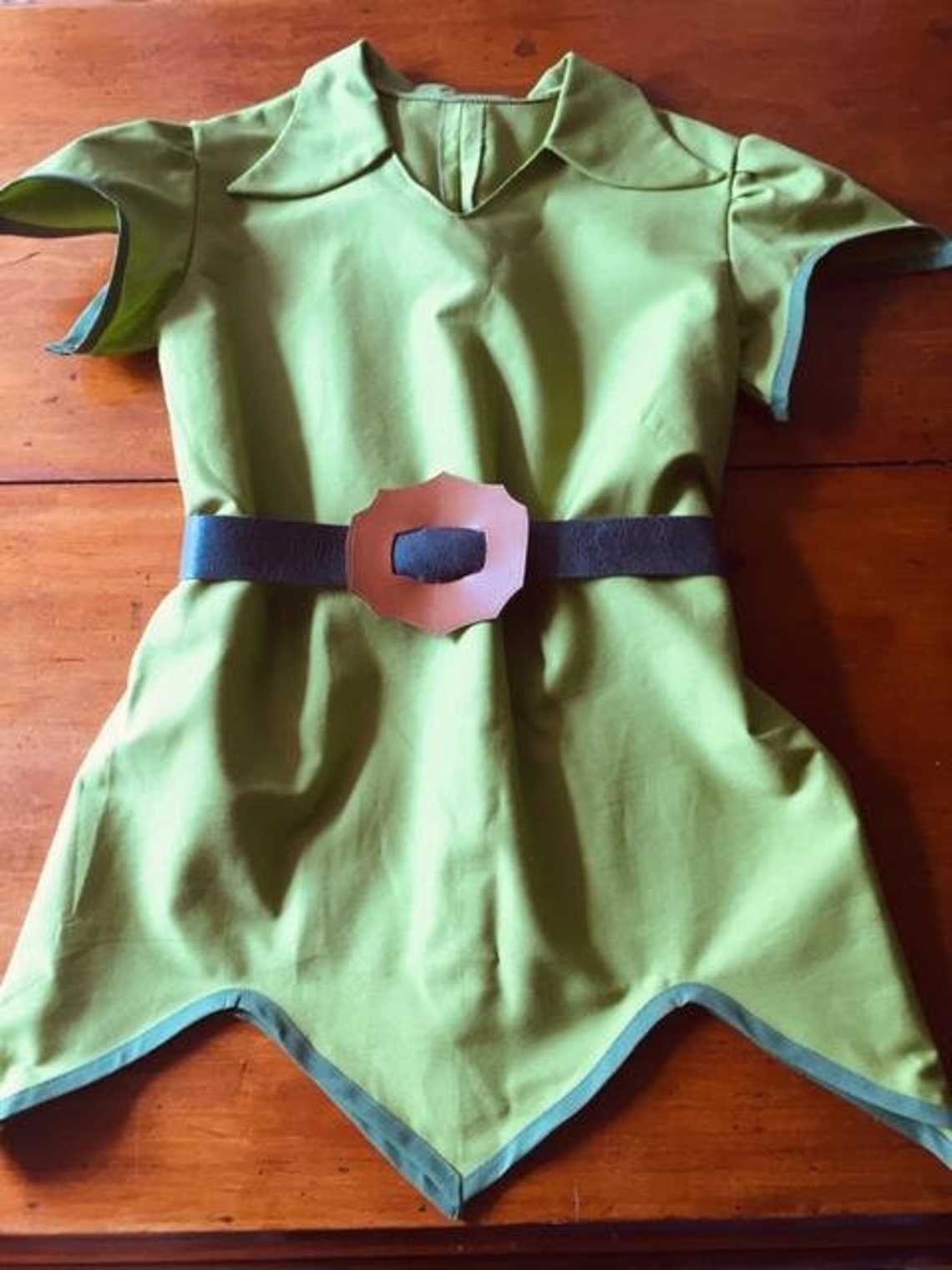 Peter Pan Tunic and Feathered Cap ADULT SIZE - Etsy Canada