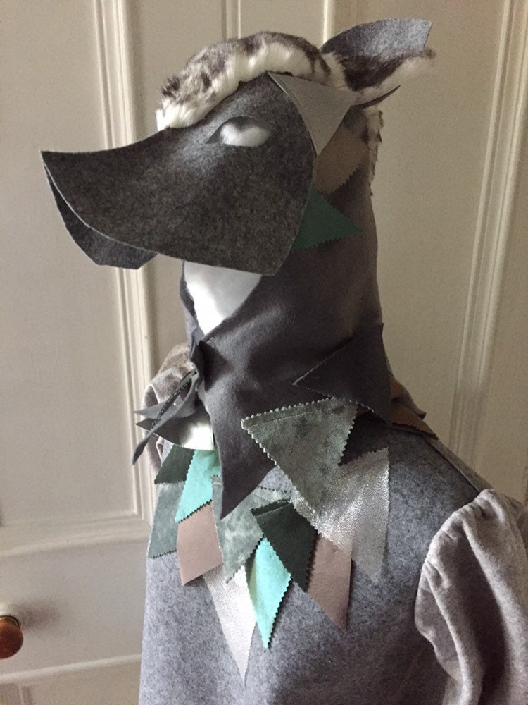 Felt Wolf Costume With Pelt Patches - Etsy