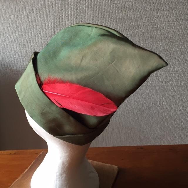 Peter Pan tunic and feathered cap ADULT SIZE | Etsy