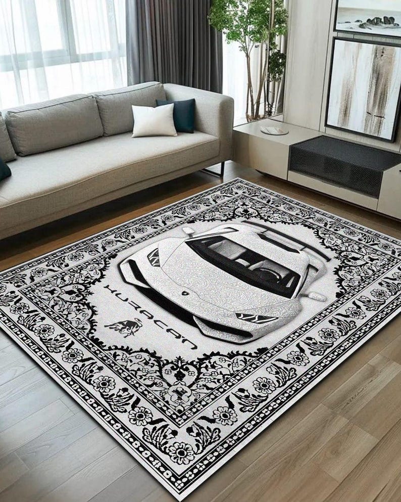 Lambo X Nordic - Huracan Scandinavian Rug - Etsy