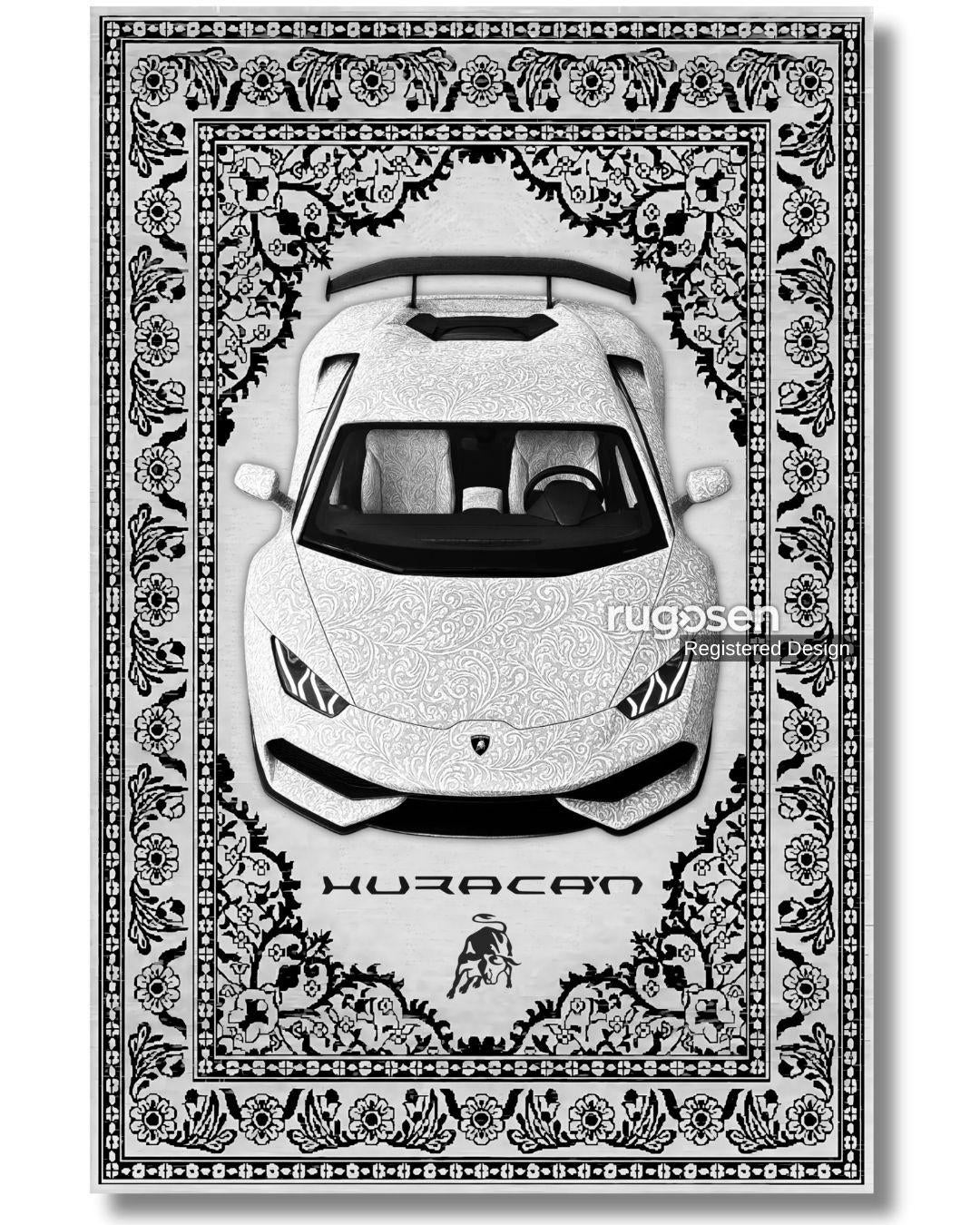 Lambo X Nordic - Huracan Scandinavian Rug - Etsy