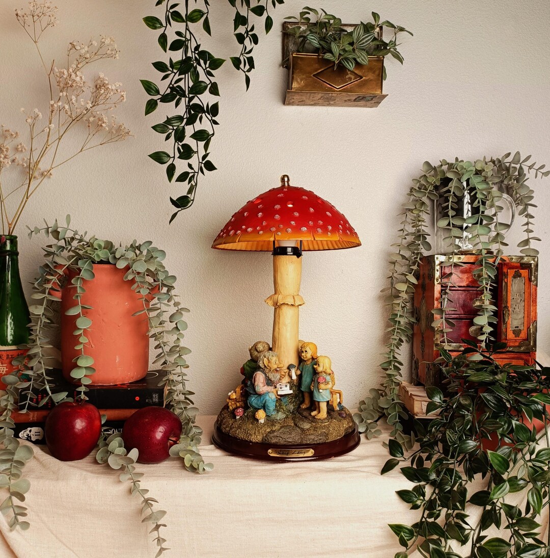 Rare Rolf Lindberg Mushroom Troll Lamp – Limited Edition (nr.0183/5000 ...