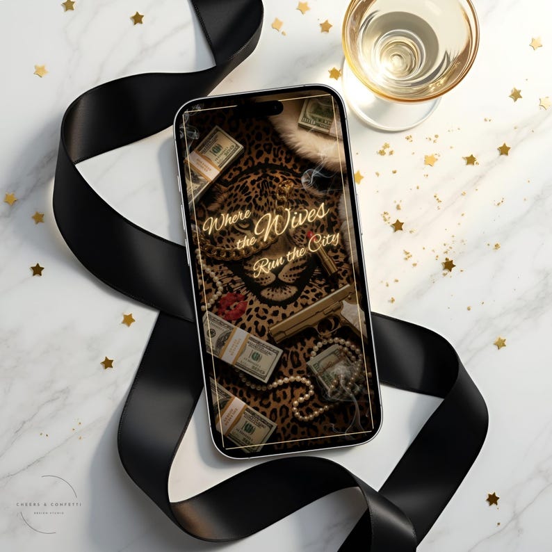 Animated Mob Wife Invitation, Gangster Life Themed Birthday Party ...