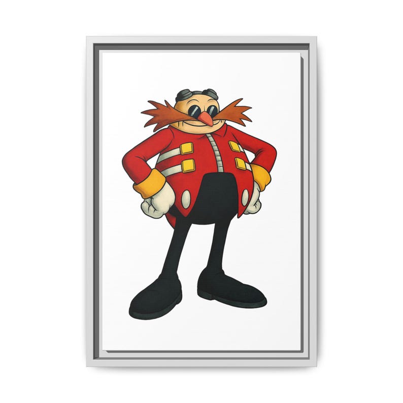 Doctor Eggman Canvas: Sonic the Hedgehog - Etsy