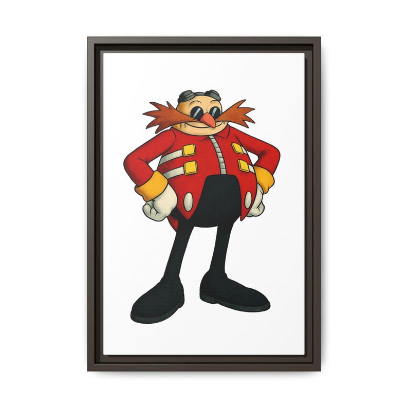 Doctor Eggman Canvas: Sonic the Hedgehog - Etsy