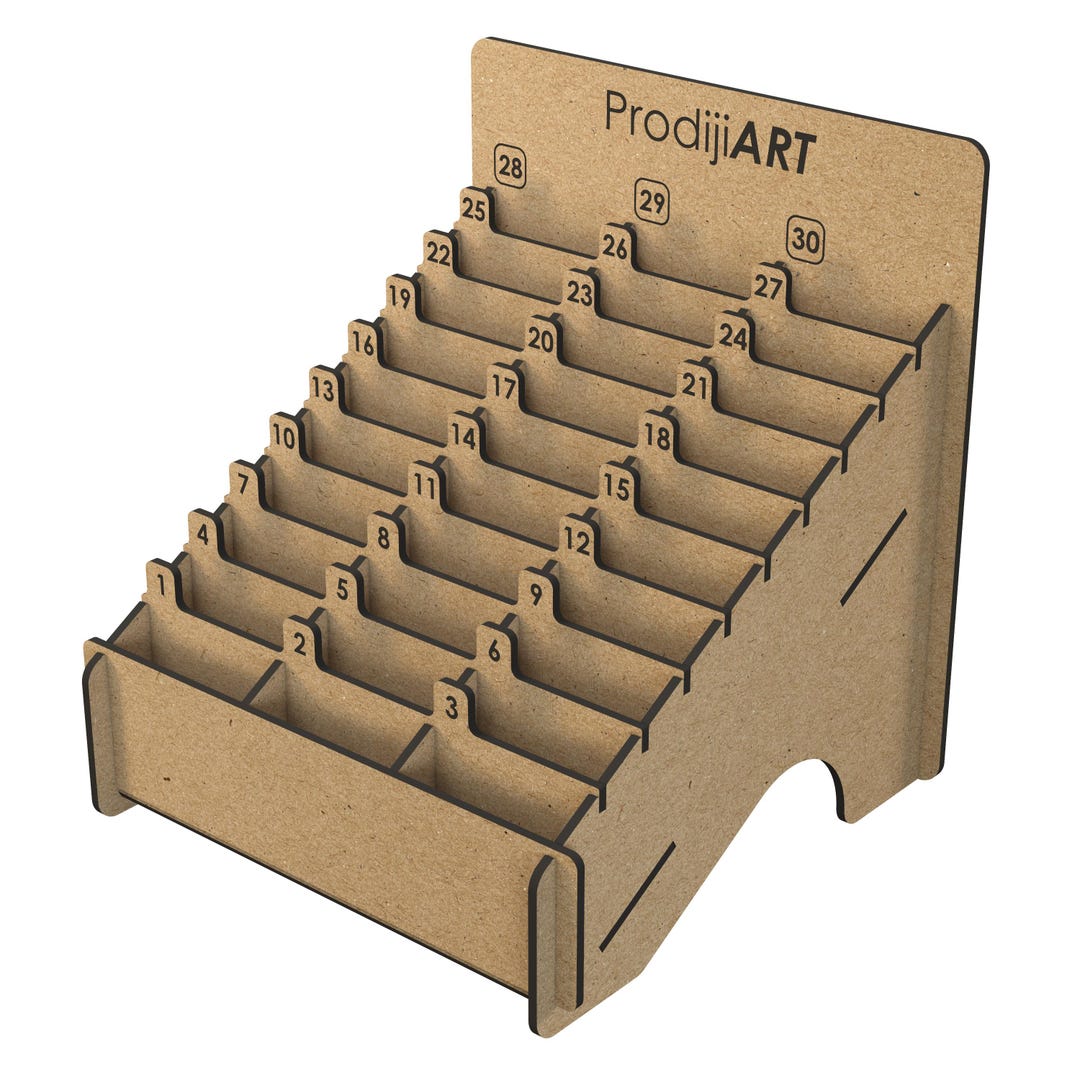 4 Mm Numbered Wooden ID Card Organizer for Visitors - Etsy