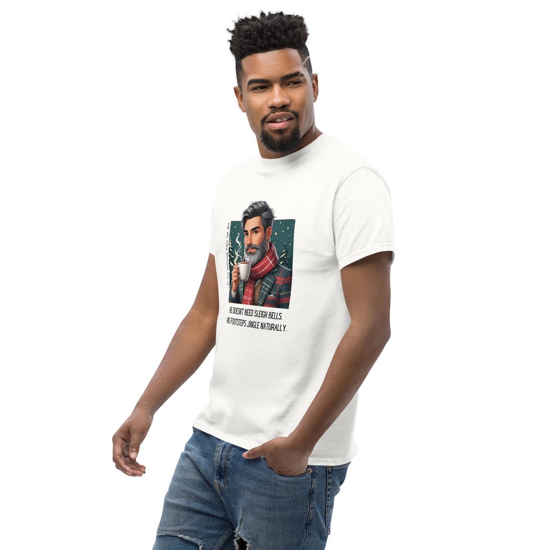 The Most Mysterious Festive Man Alive Sleigh Bells Fun Unisex Classic ...