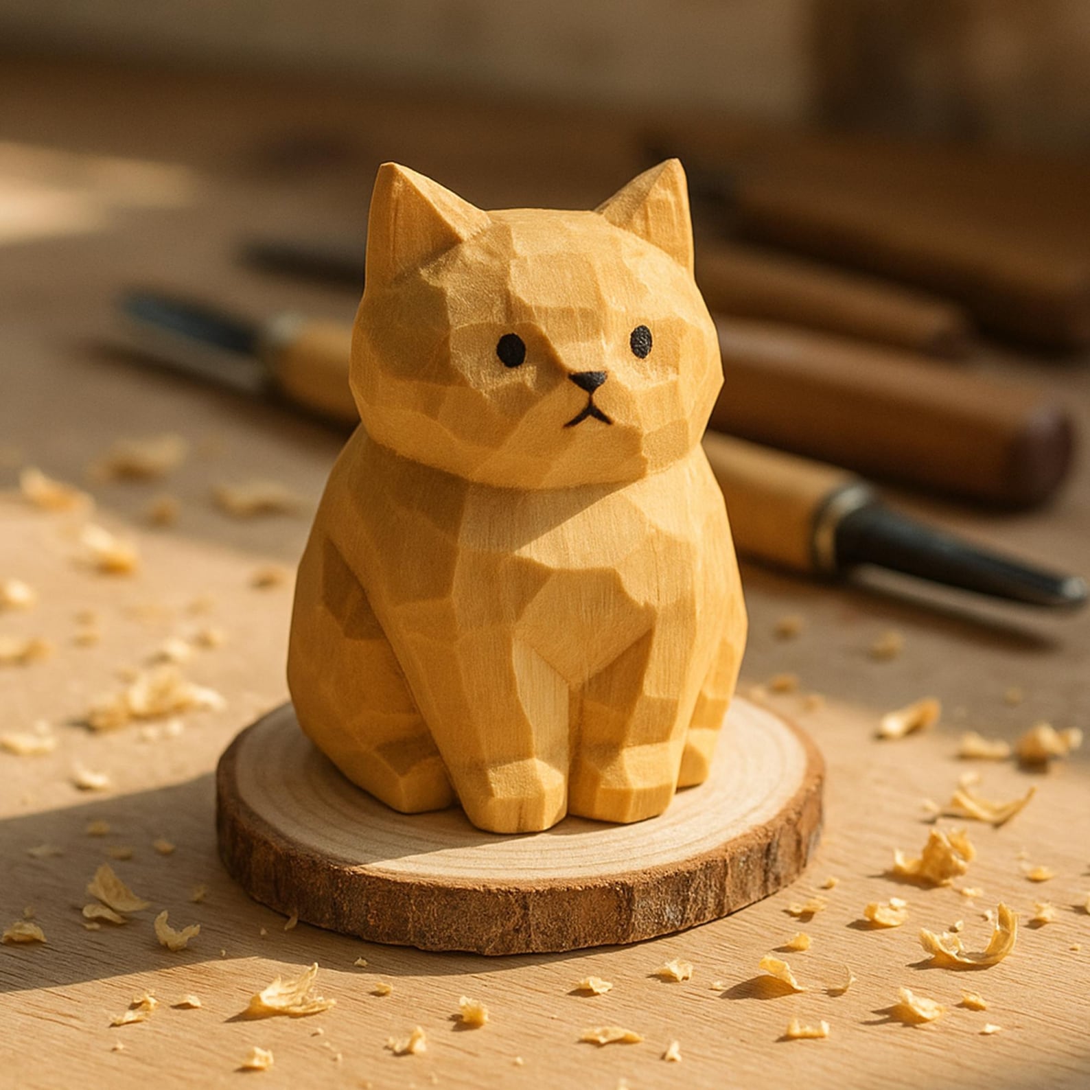Custom Wooden Animal Carving, Handmade Pet Sculpture, Personalized Wood ...
