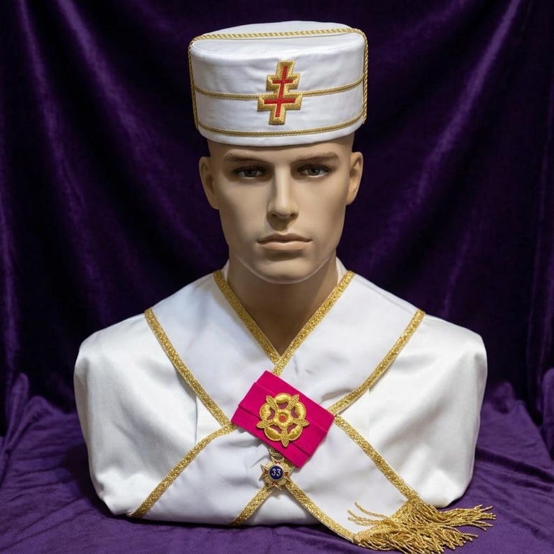 33rd Degree Masonic AASR Cap and Sash Set – Sovereign Grand Inspector ...