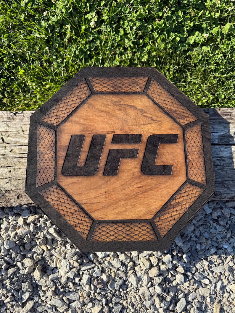 UFC Octagon Plaque - Etsy