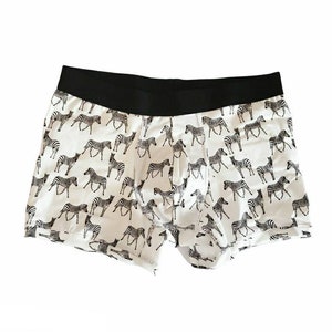 Zebra Loose Fit Cotton Men/ Women Boxer Briefs Matching Underwear, Gift ...