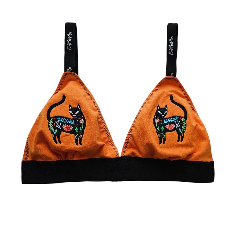 Embroidered Bra - Etsy