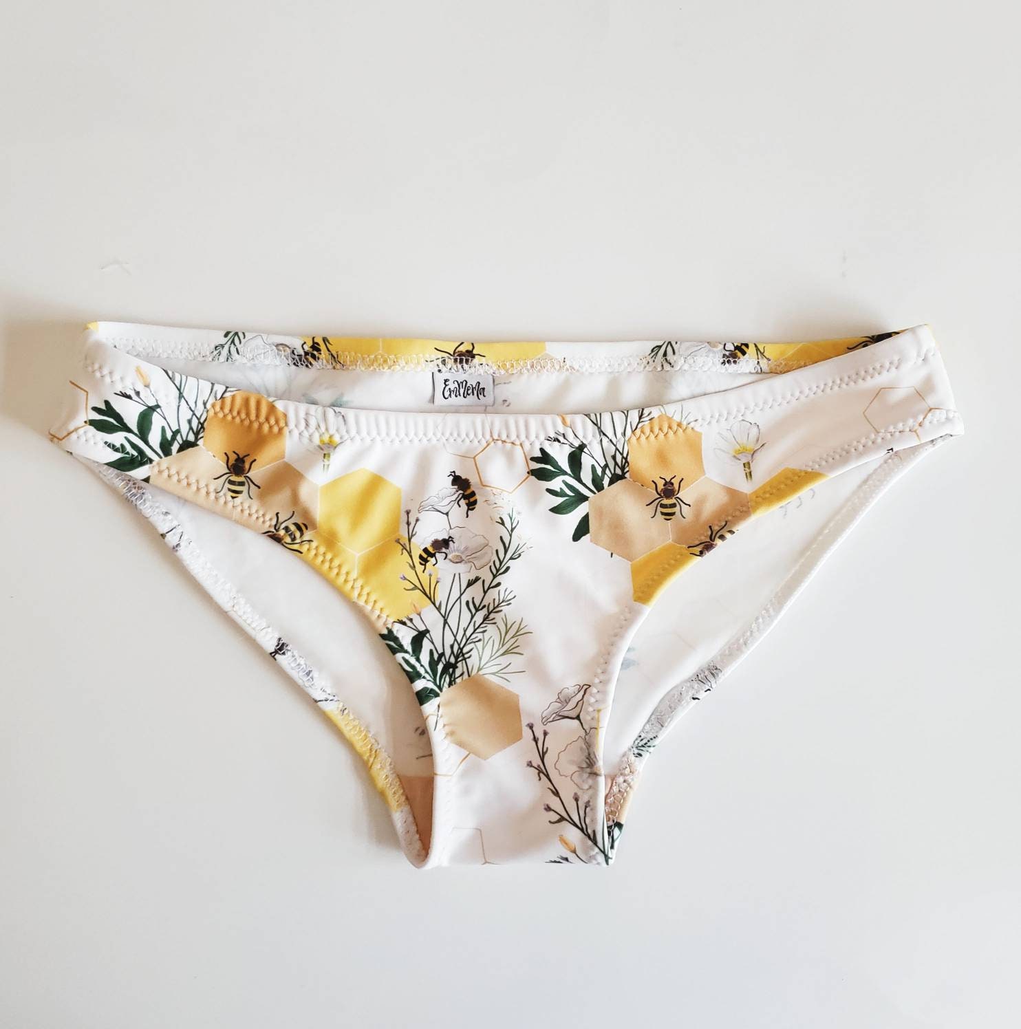 Bee Swim Suit bottom /Thong/ Cheekini/ High Waist For Her | Etsy