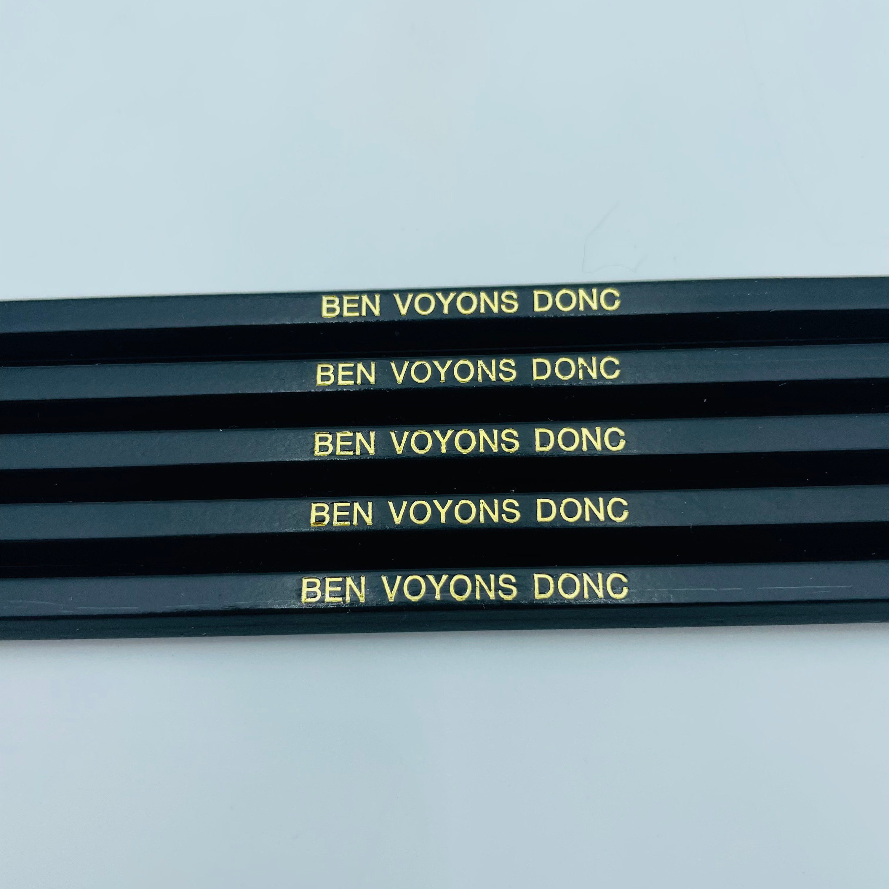 Pencil Set Ben Voyons Donc - Etsy Canada